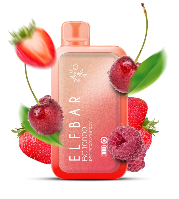 Product Review Elf Bar BC10000 Disposable Vape 50mg Red Berry Cherry ...